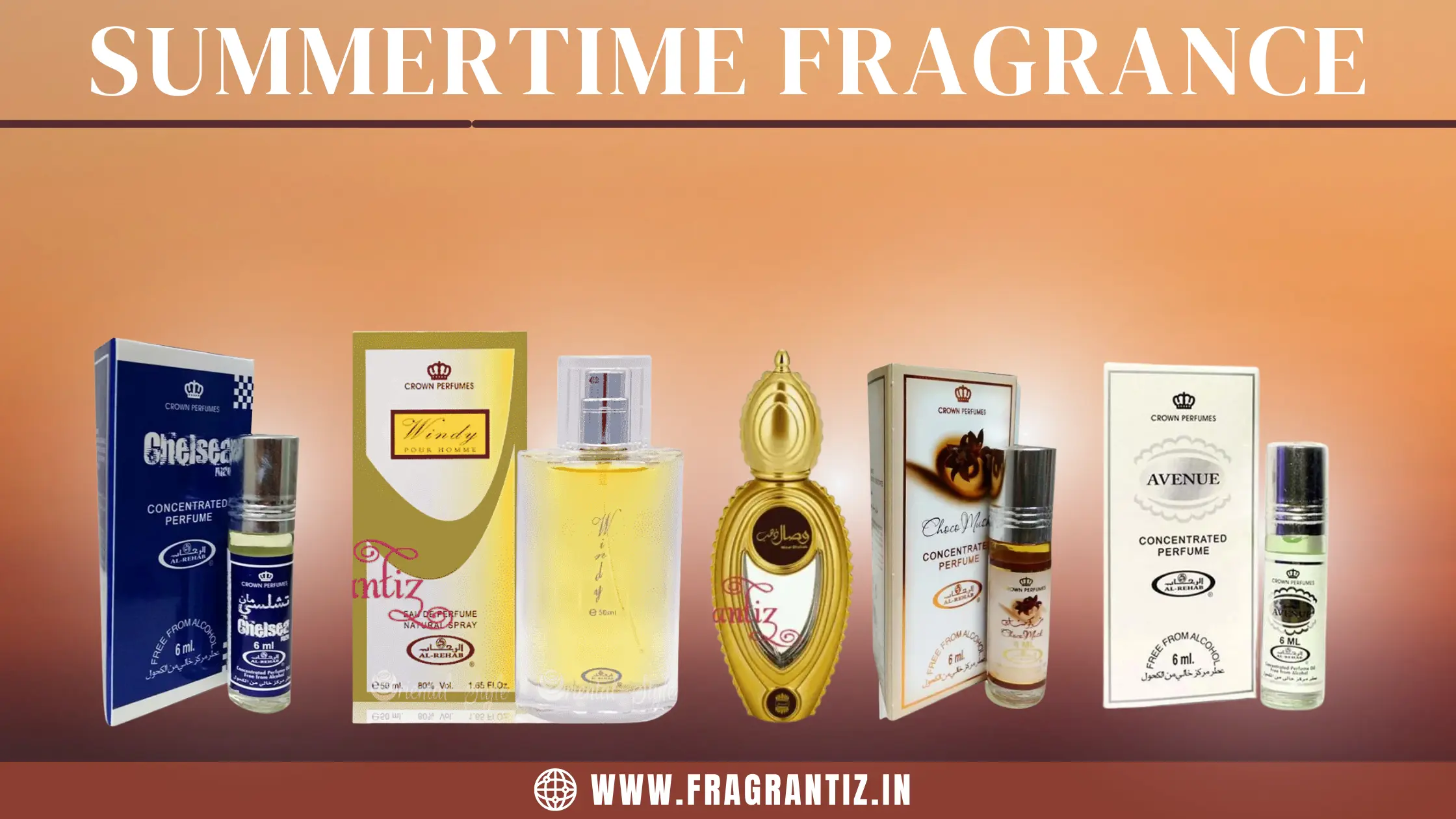 Best Perfumes for summer - Fragrantiz Online India